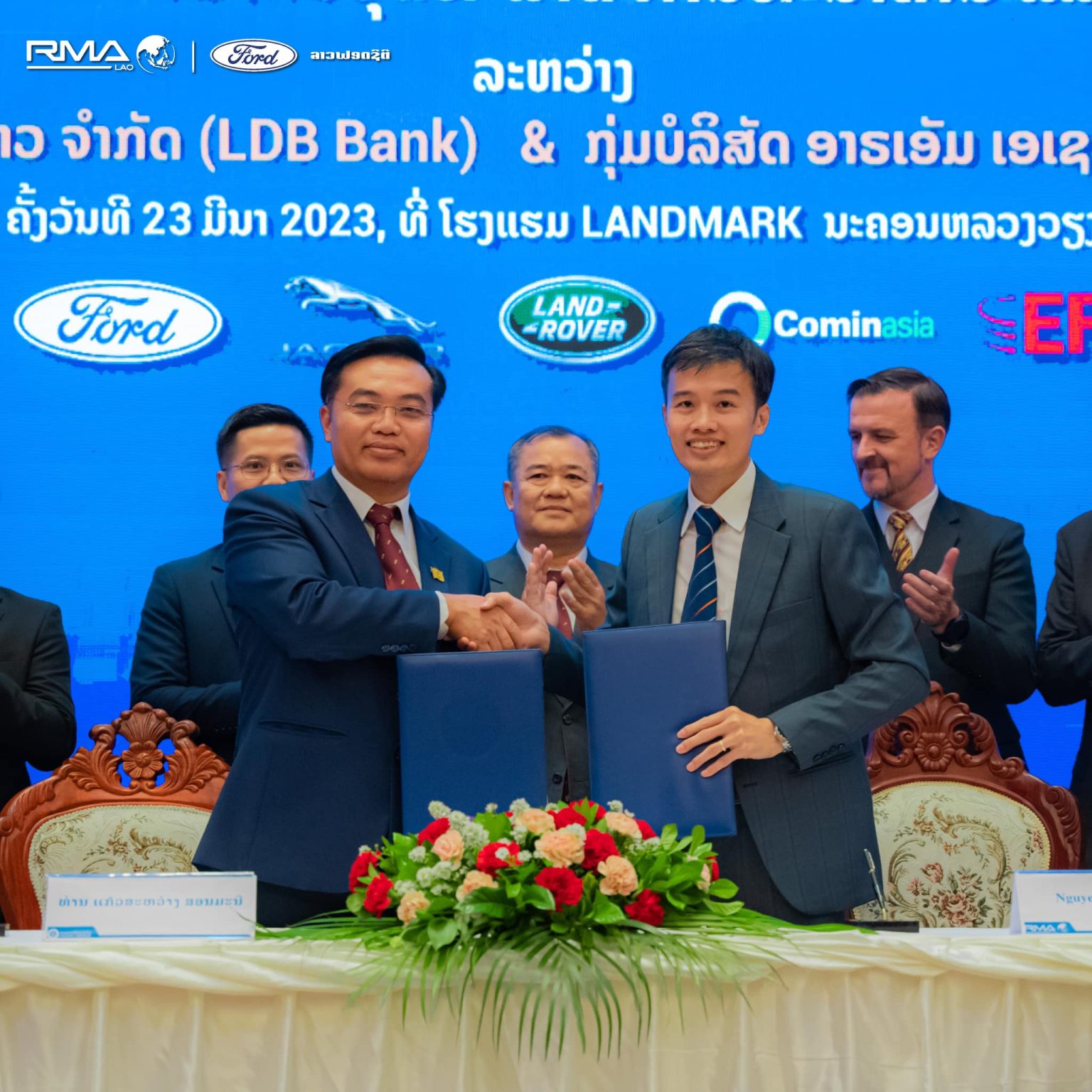 RMA Group and LED Bank MOU Signing | Lao Ford City®